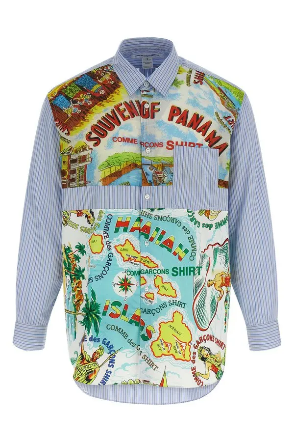 Comme Des Garçons Patterned Inserts Shirt
