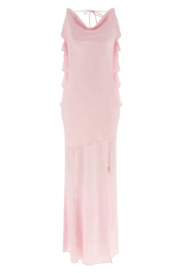 ROTATE BY BIRGER CHRISTENSEN Maxi Waterfall Dress