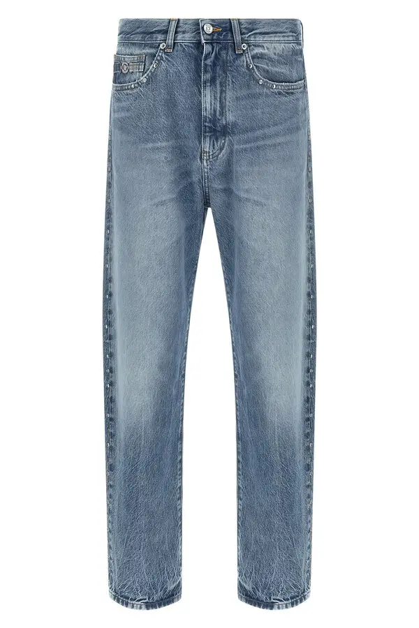 Versace Studded Jeans - Blue