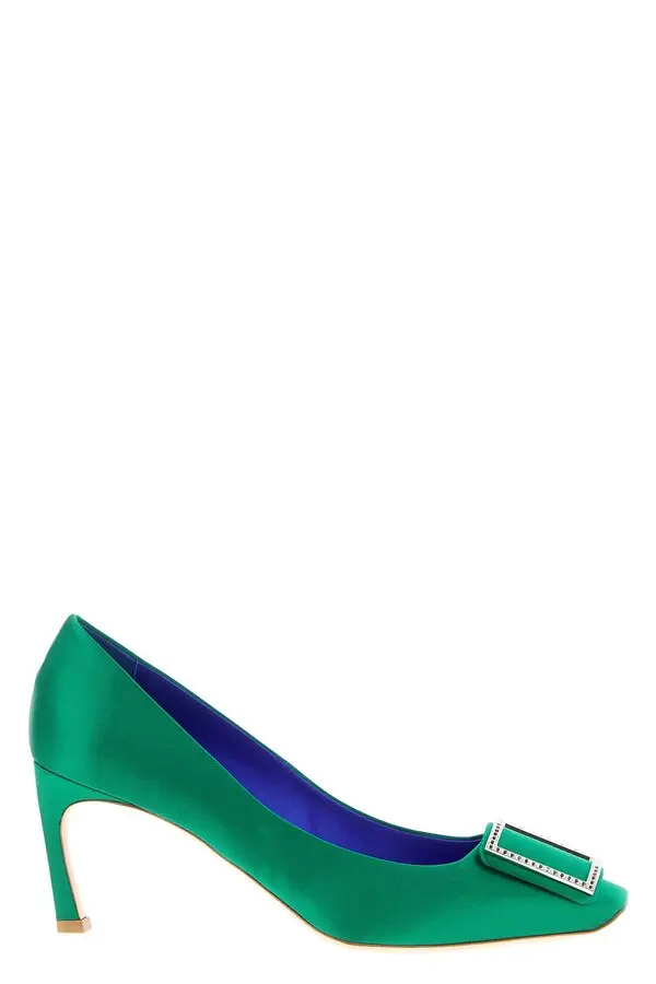 ROGER VIVIER Trompette Satin Pumps