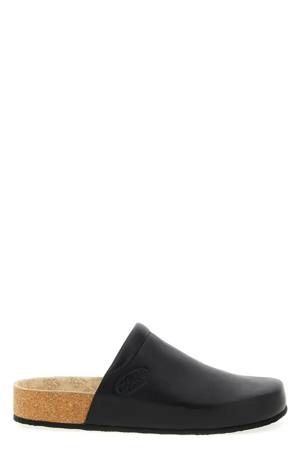 Balenciaga X Scholl Leather Mules