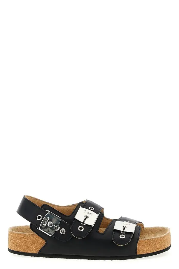 Balenciaga X Scholl Sandals - Black