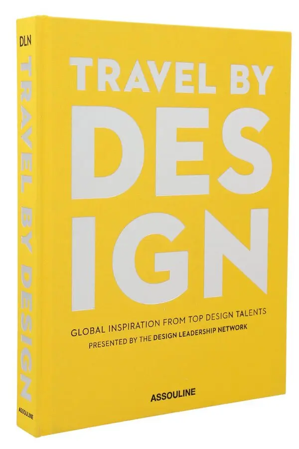 Assouline Travel Design' Book - Yellow