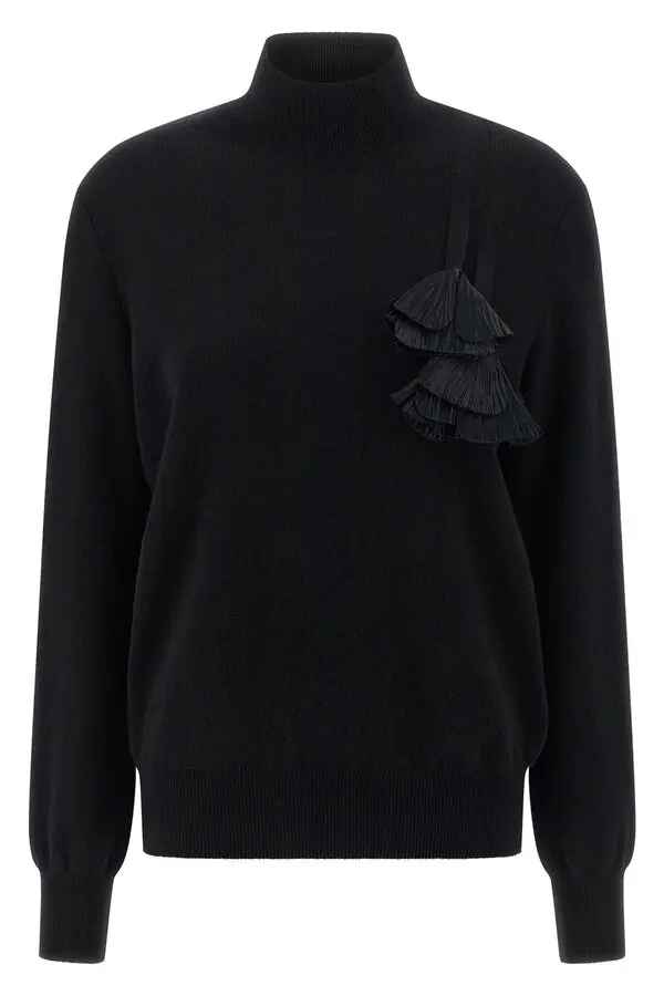FERRAGAMO Floral Insert Sweater
