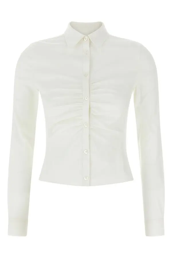 Balenciaga Curling Oxford Shirt - White
