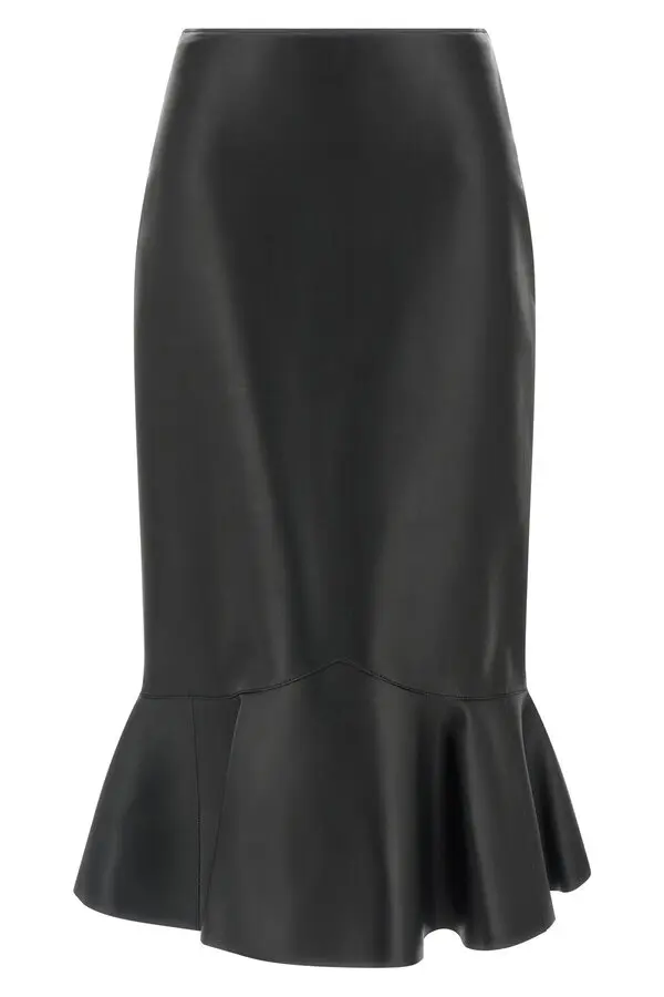 Fendi Nappa Midi Skirt