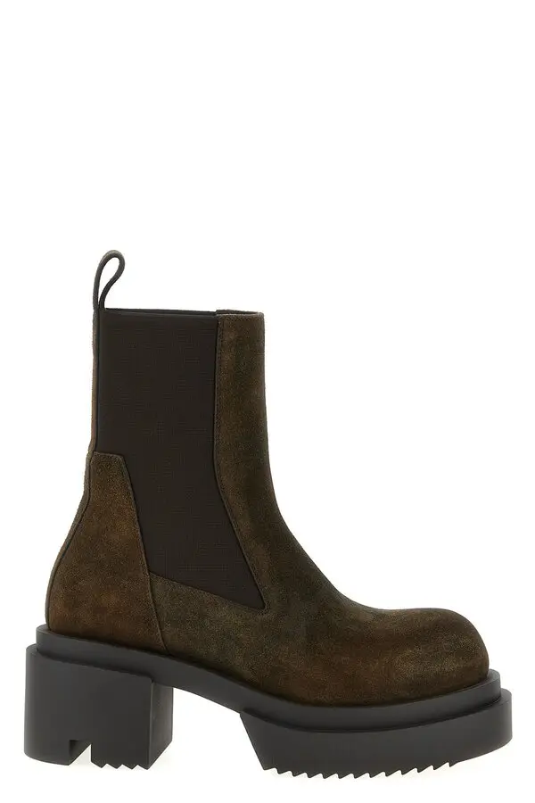 Rick Owens Beatle Bogun' Ankle Boots