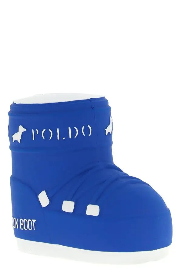 POLDO DOG COUTURE Poldo X Moon Boot Sound Game Squeaky Boots - Blue