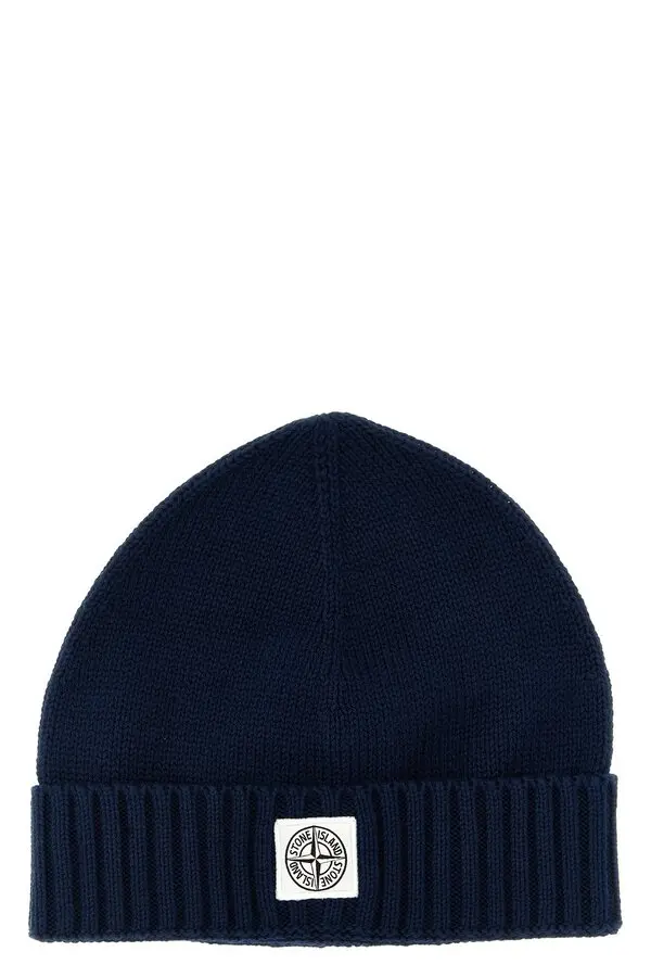 Stone Island Logo Patch Beanie