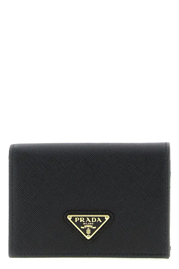 Prada Saffiano Wallet - Black