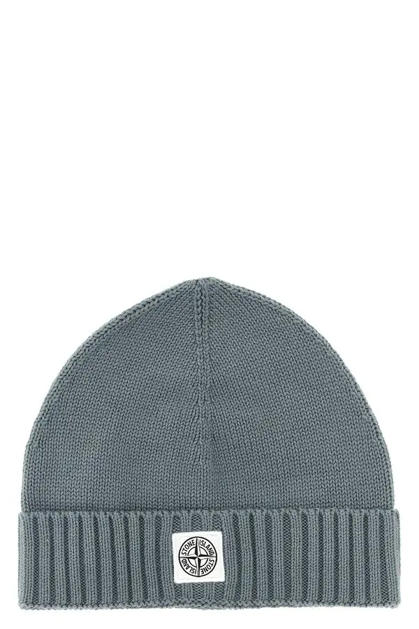 Stone Island Logo Patch Beanie