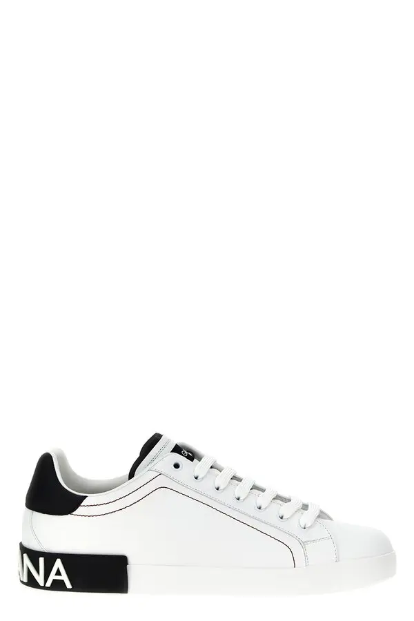 Dolce & Gabbana Portofino Sneakers - White/black