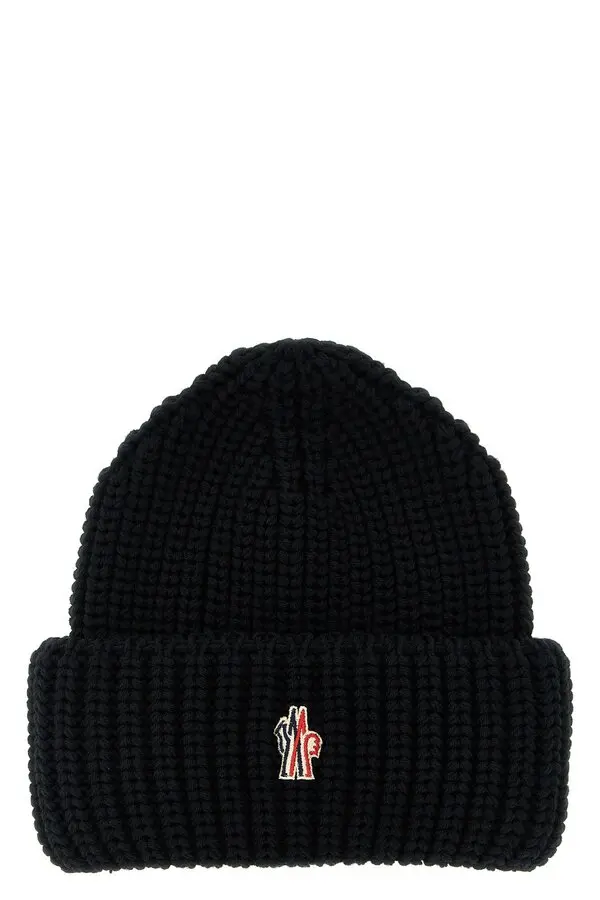 Moncler Logo Patch Beanie