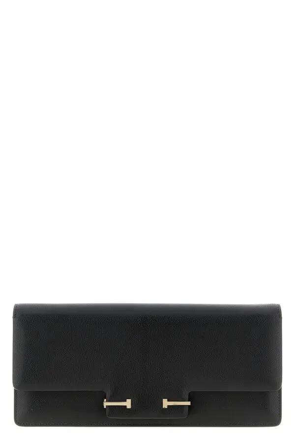 TOM FORD Supple Grain Shoulder Bag - Black