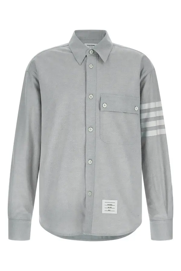 Thom Browne 4bar' Flannel Shirt