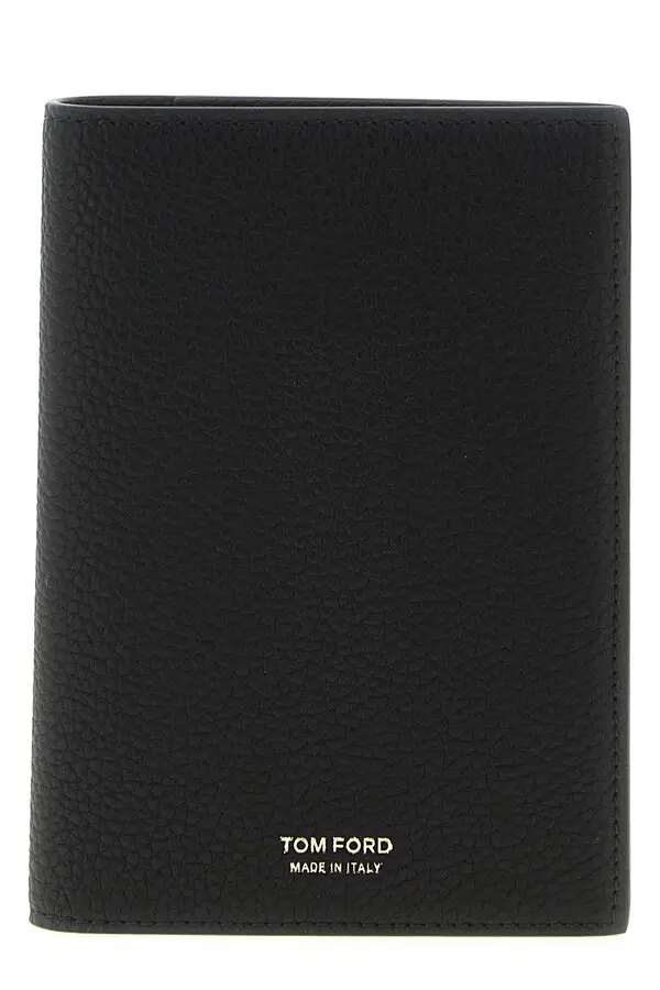 TOM FORD Hammered Passport Holder