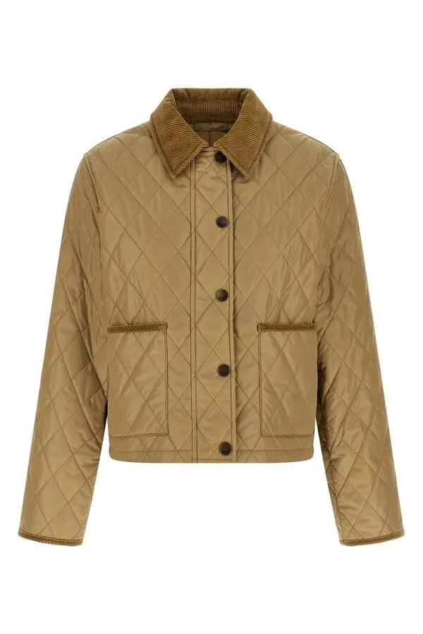 Burberry Tal' Light Quilted Nylon Jacket - Beige