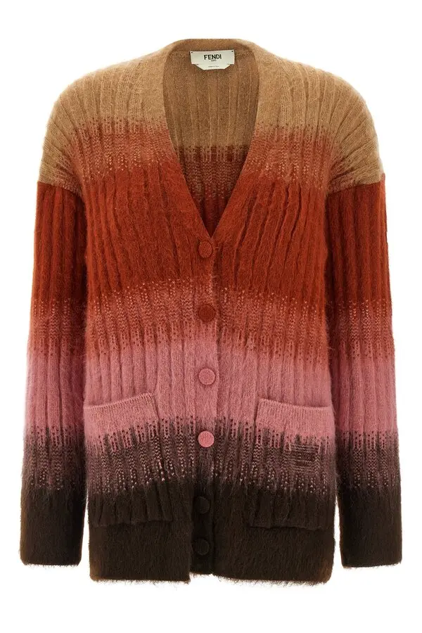 Fendi Vanisé Knit Cardigan