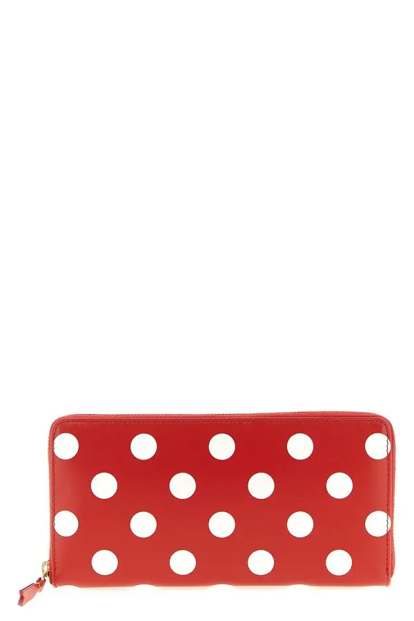 Comme Des Garçons Pola Dots Printed' Wallet