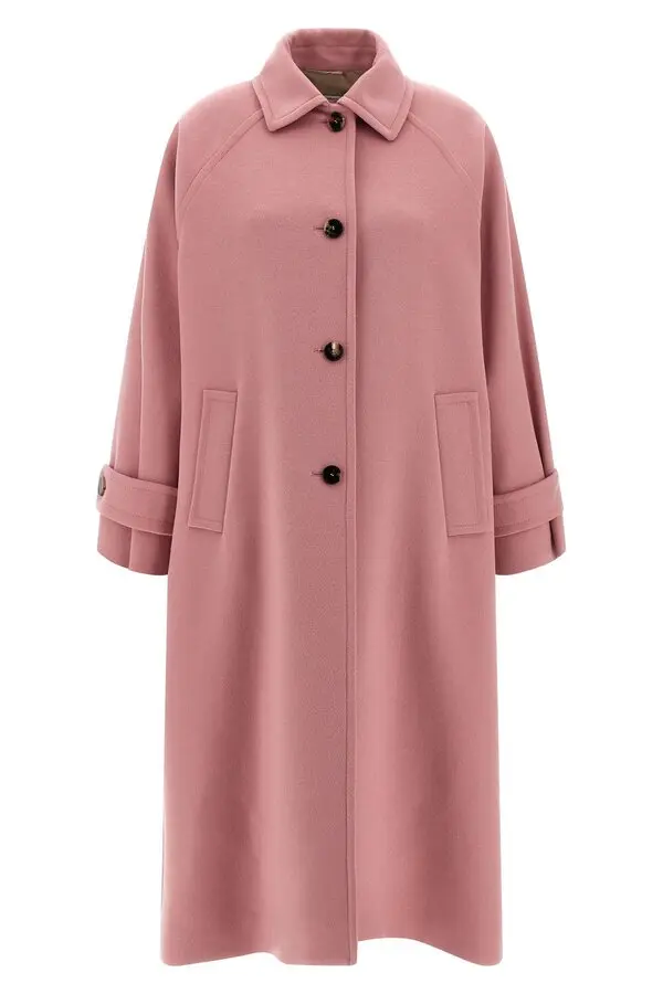Alberto Biani Long Wool Coat