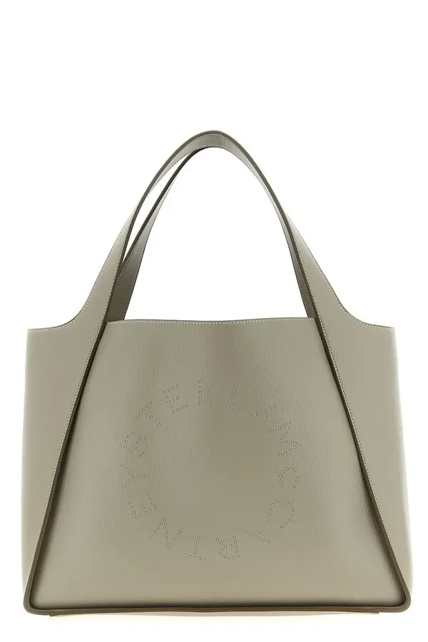 Stella McCartney The Logo Bag Shopping Bag - Beige