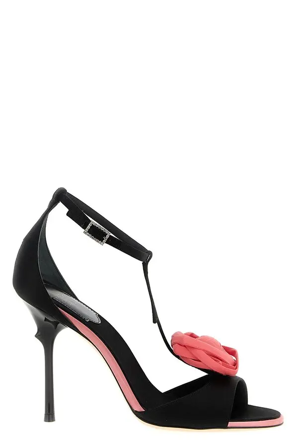 ROGER VIVIER Rose Vivier' Sandals - Black