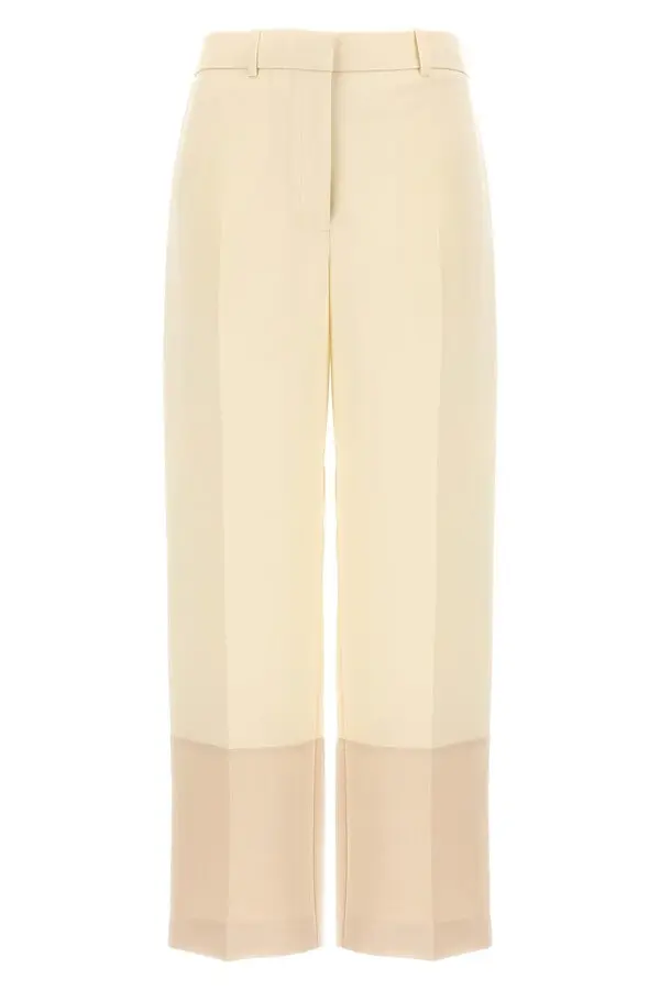 Tory Burch Crepe Cropped Trousers