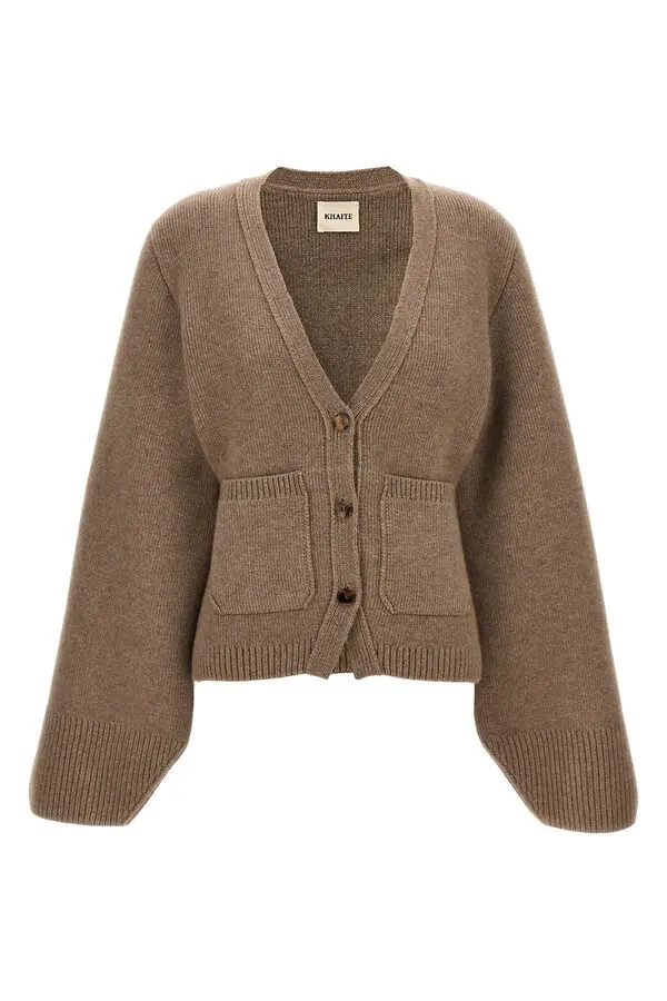 Khaite Scarlet Cashmere Cardigan - Brown