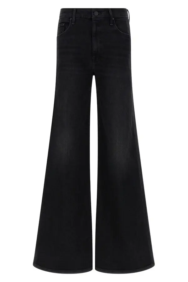 MOTHER The Roller Sneak Jeans - Black