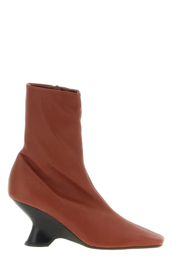 Dries Van Noten W. L. Nappa Ankle Boots