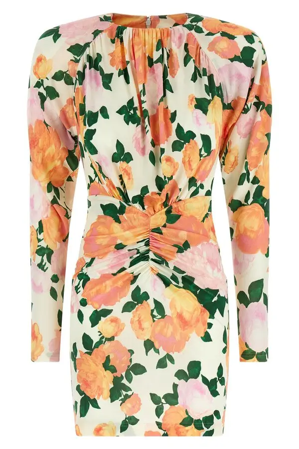 Stella McCartney Floral Print Viscose Crêpe Mini Dress - Pink