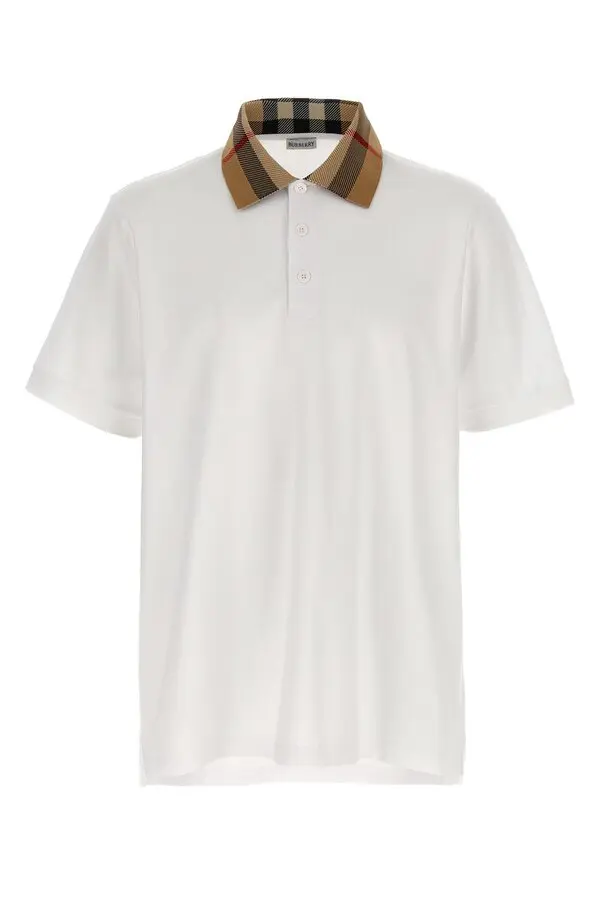 Burberry Cody' Polo Shirt - White