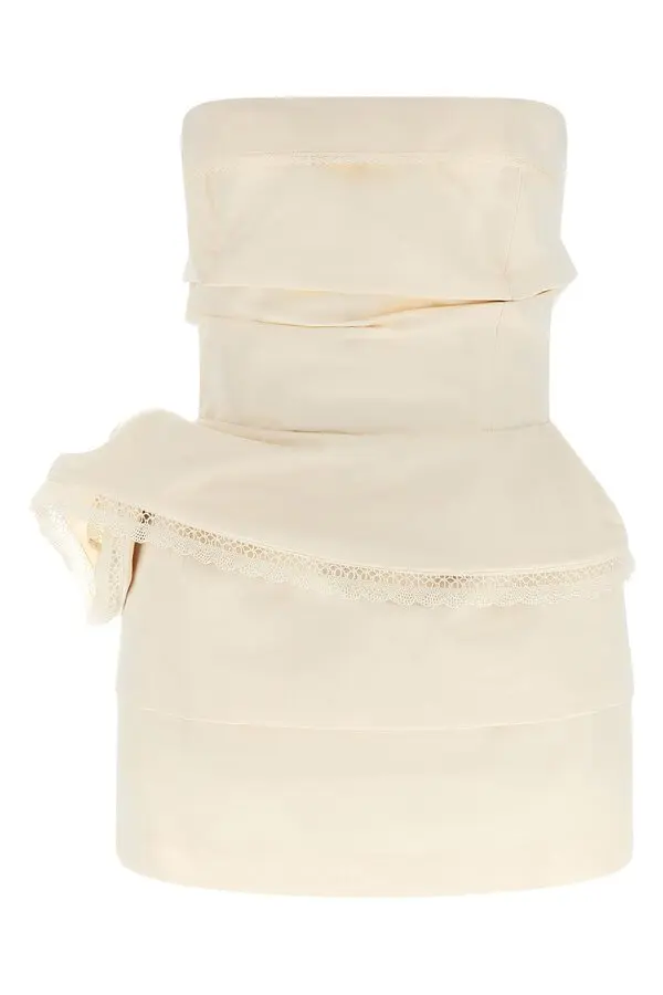 Magda Butrym Re26 Dress 01 Cotton And Silk Blend Mini Dress