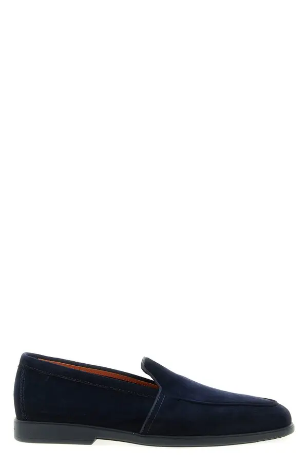 Santoni Suede Malibù Loafers