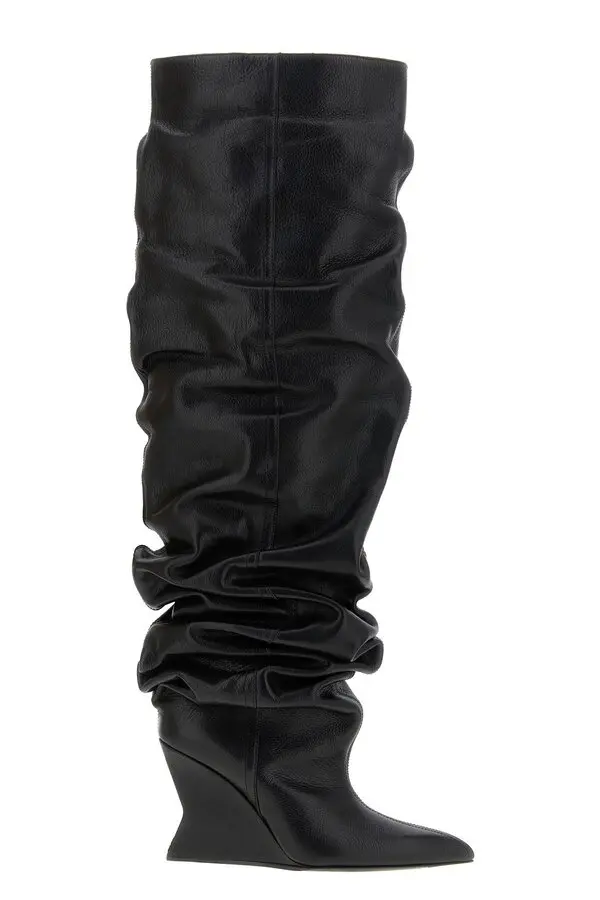 Balmain Cuissardes Leather - Black