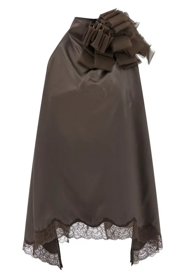 Magda Butrym Blouse 01 Silk Satin Top