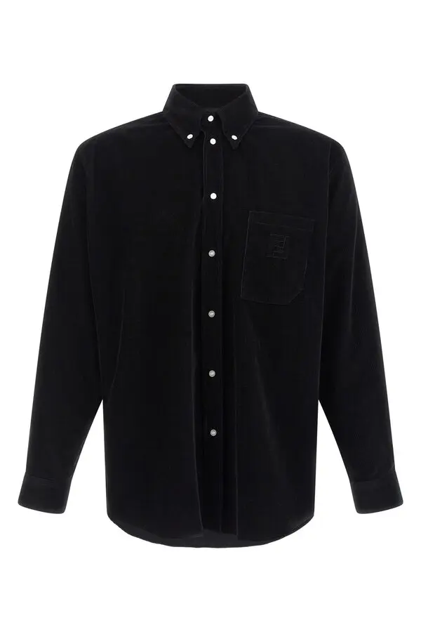Fendi Corduroy Shirt - Black