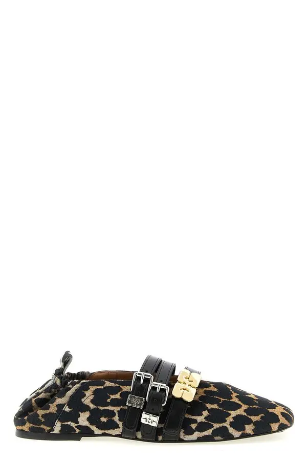 GANNI Sue Triple' Ballet Flats - Multi