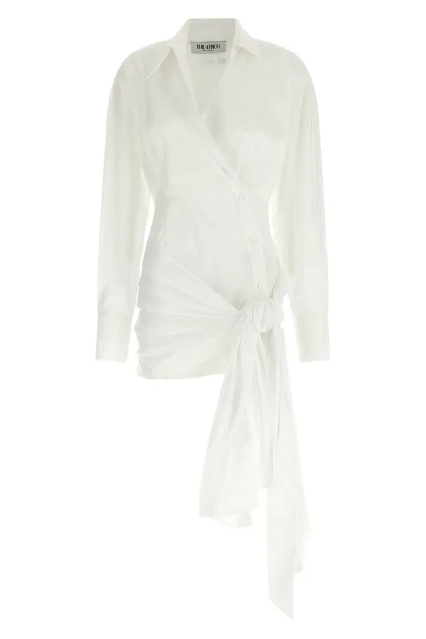 Attico Cotton Poplin Chemisier Dress