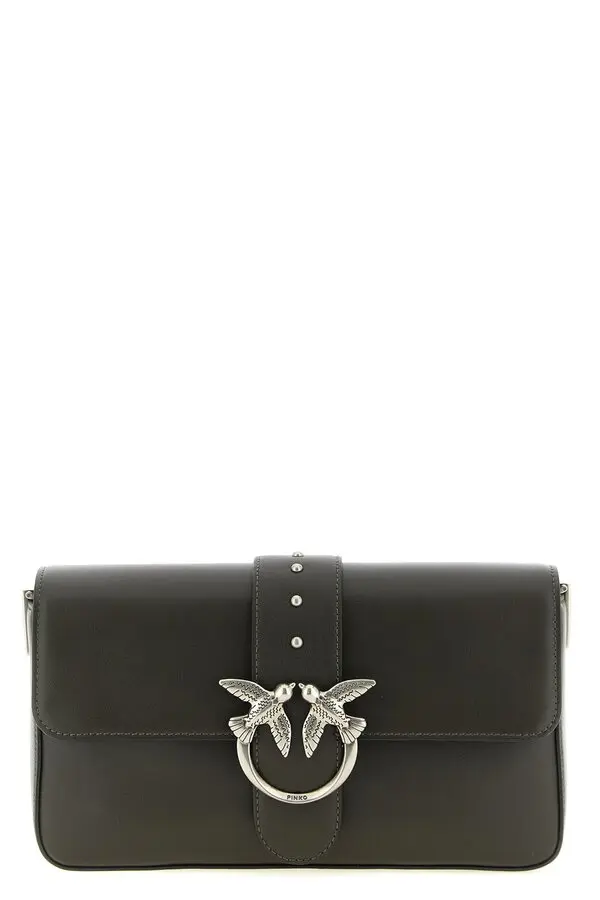 Pinko Love Slouchy Classic Shoulder Bag - Green