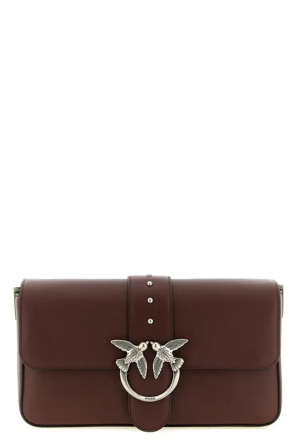 Pinko Love Slouchy Classic' Shoulder Bag - Bordeaux