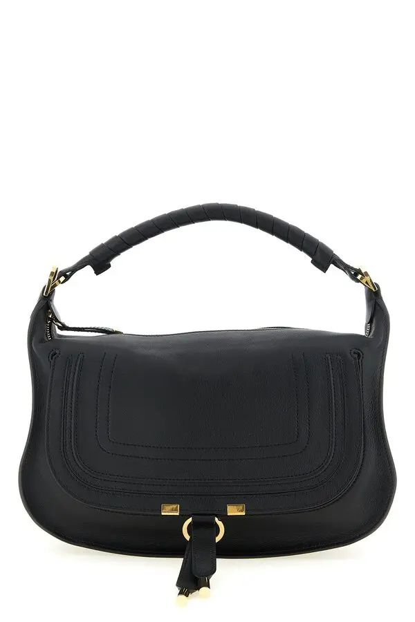 Chloé Marcie Shoulder Bag - Black