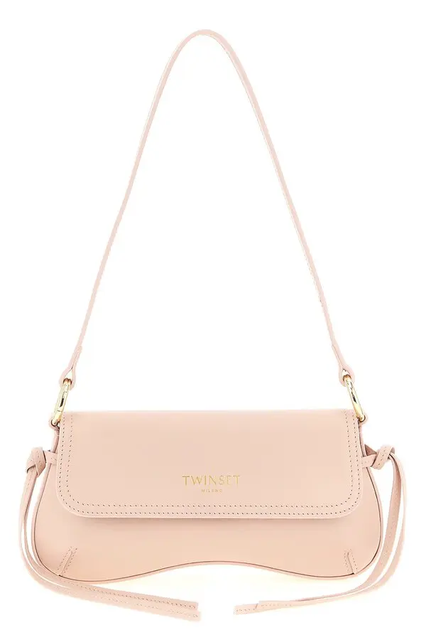 Twin-set Leather Shoulder Bag - Pink