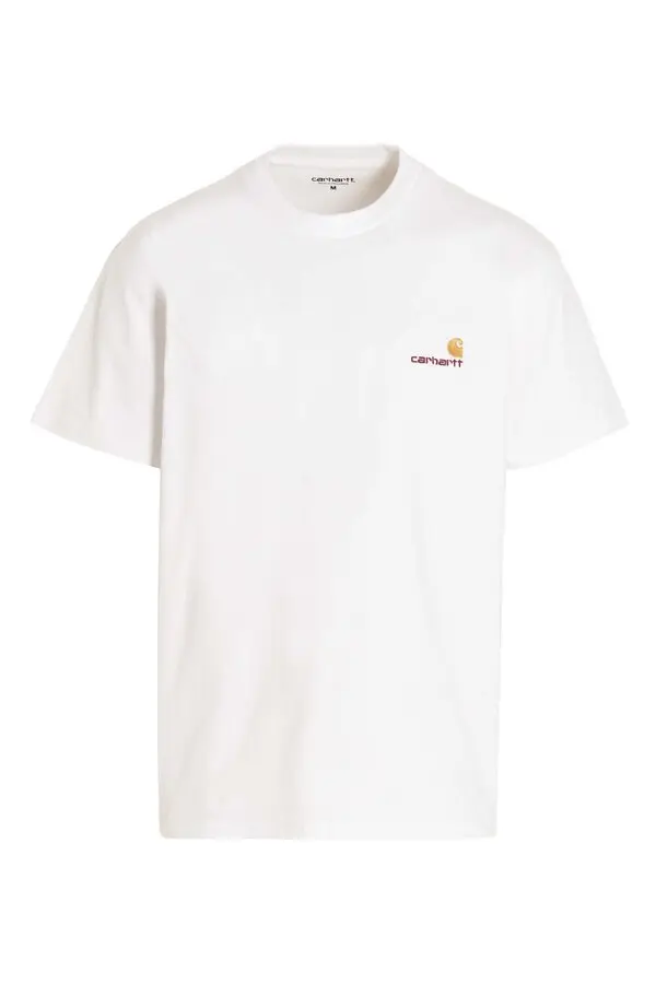 Carhartt Work In Progress American Script' T-shirt - White