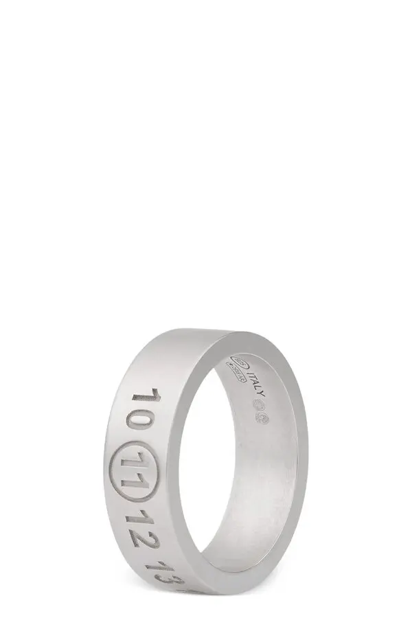 MAISON MARGIELA Number Reference' Ring - Silver
