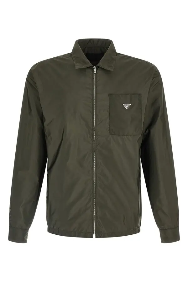 Prada Re-nylon Feather Shirt