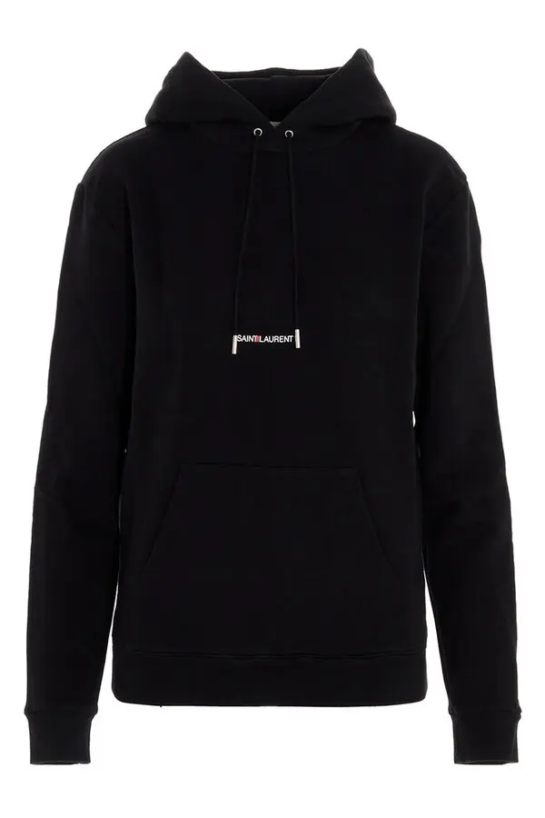 Saint Laurent Logo Print Hoodie