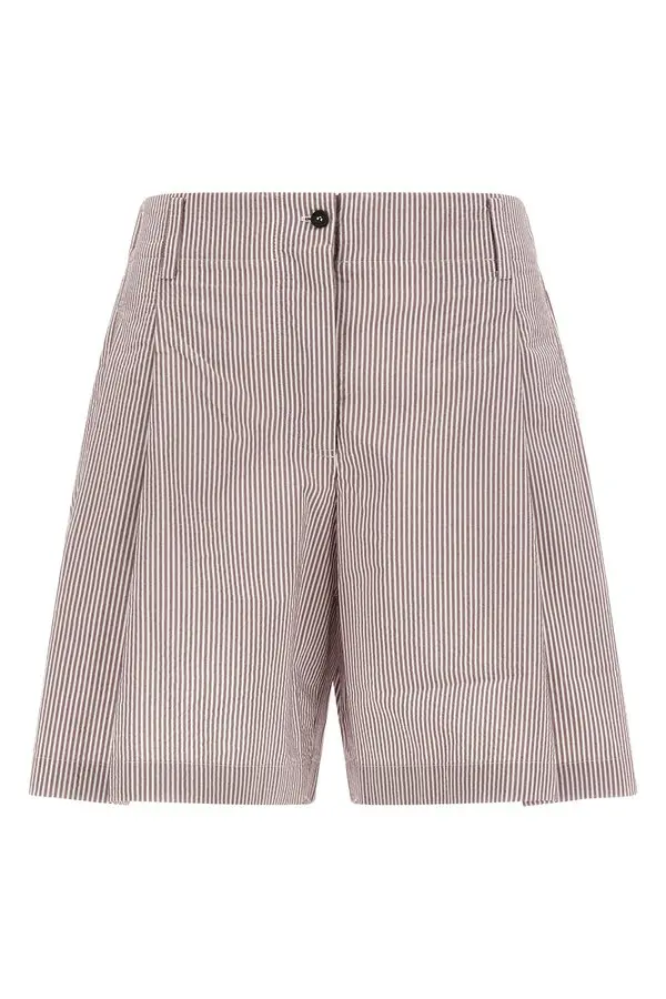 Brunello Cucinelli Striped Baggy Shorts