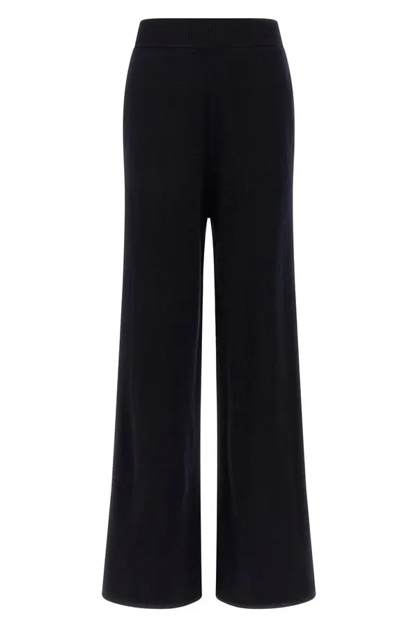 Max Mara Cashmere Knit Pants - Blue