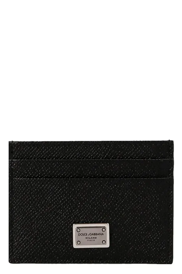 Dolce & Gabbana Logo Tag Card Holder - Black